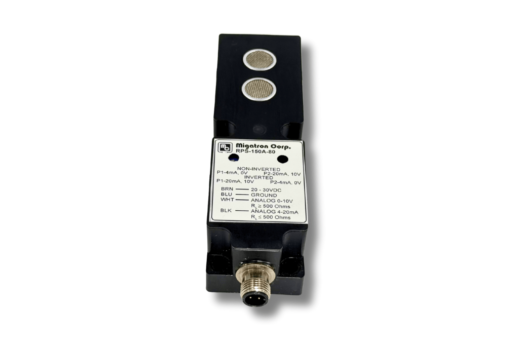 RPS-150A Wide Beam Ultrasonic Sensor | Ultrasonic Sensors | Migatron Corp.