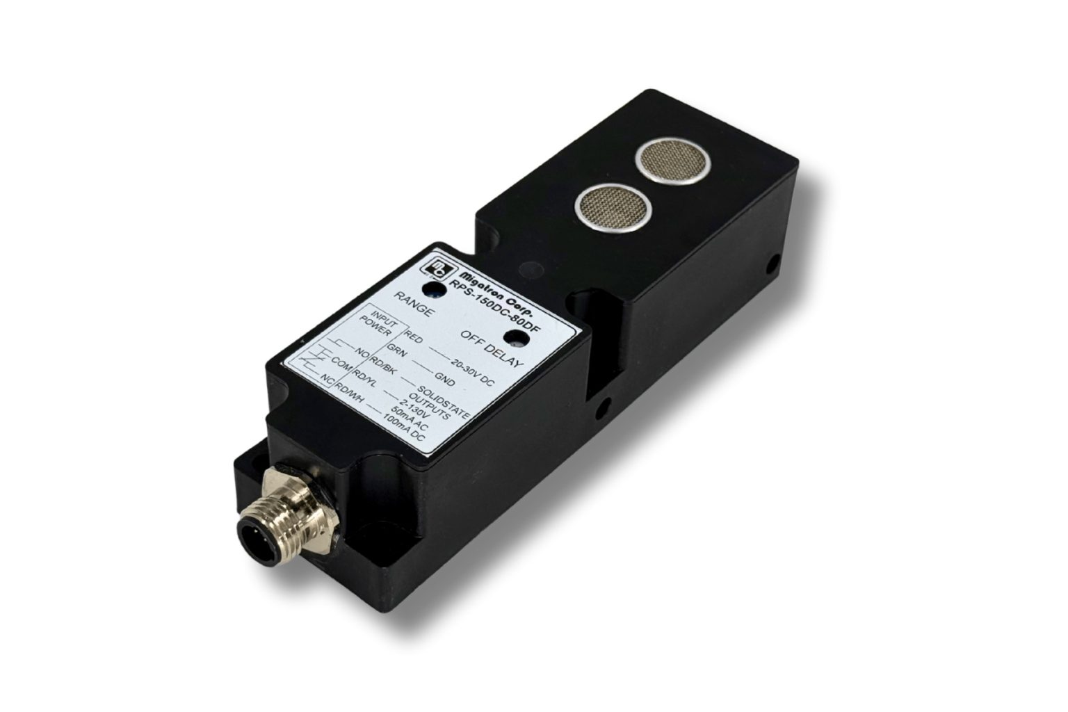 RPS-150 Wide Beam Ultrasonic Sensor | Ultrasonic Sensors | Migatron Corp.